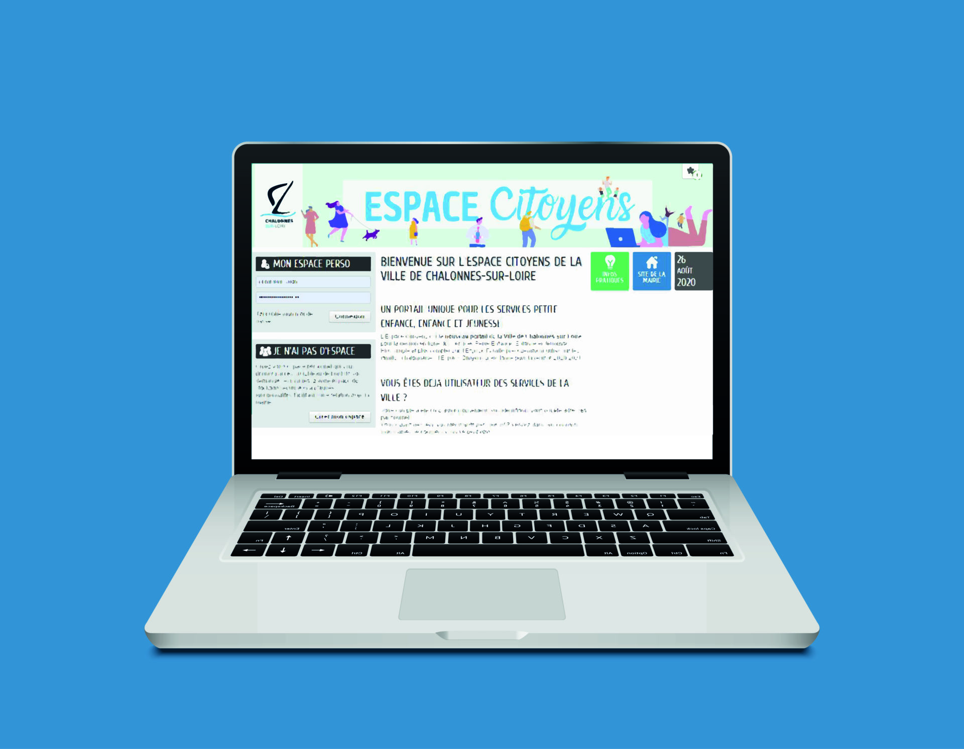 Lancement du nouveau logiciel "Espace Citoyens" - Chalonnes-sur-Loire